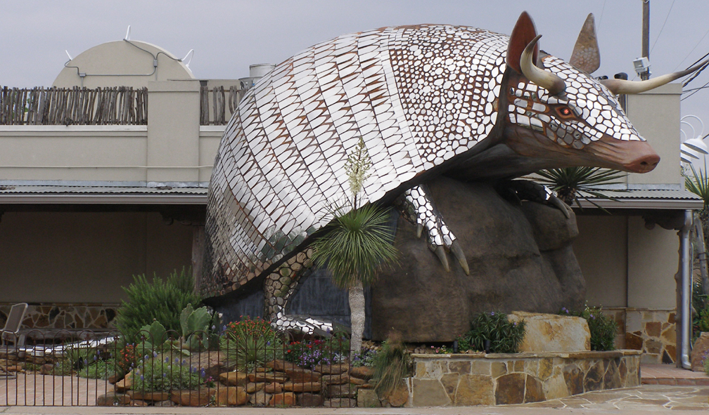 Armadillo Statue in Houston, TX - Virtual Globetrotting