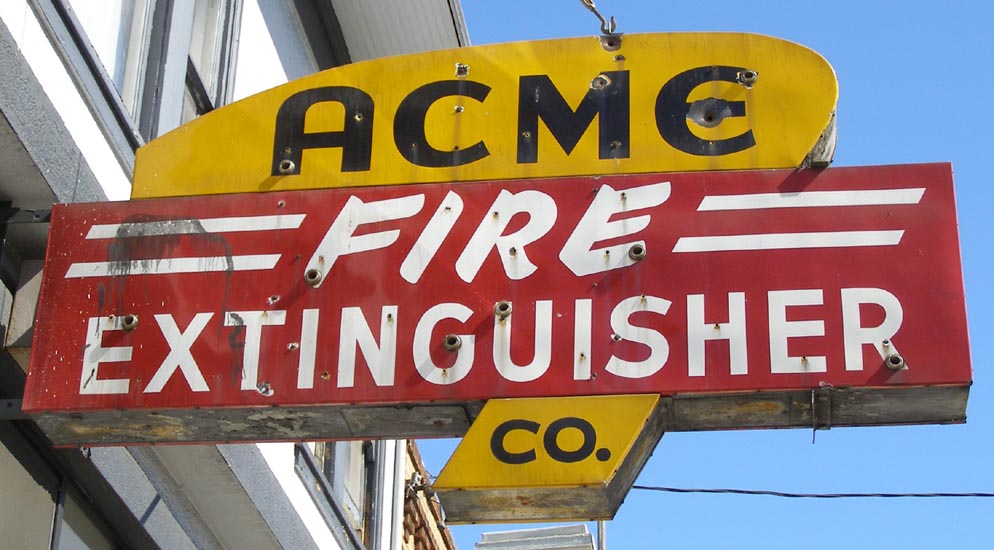 Larm's Building Material was established in 1927. This sign is probably ...